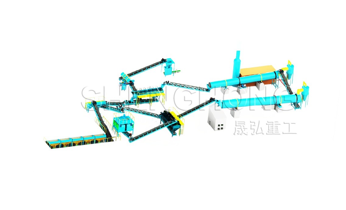 What is a double-roller extrusion granulation production line?