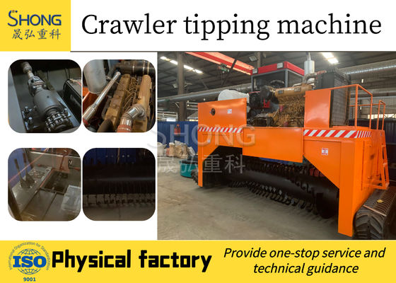 Agriculture Organic Windrow Compost Turner Compost Mixing Machine 50 T/H