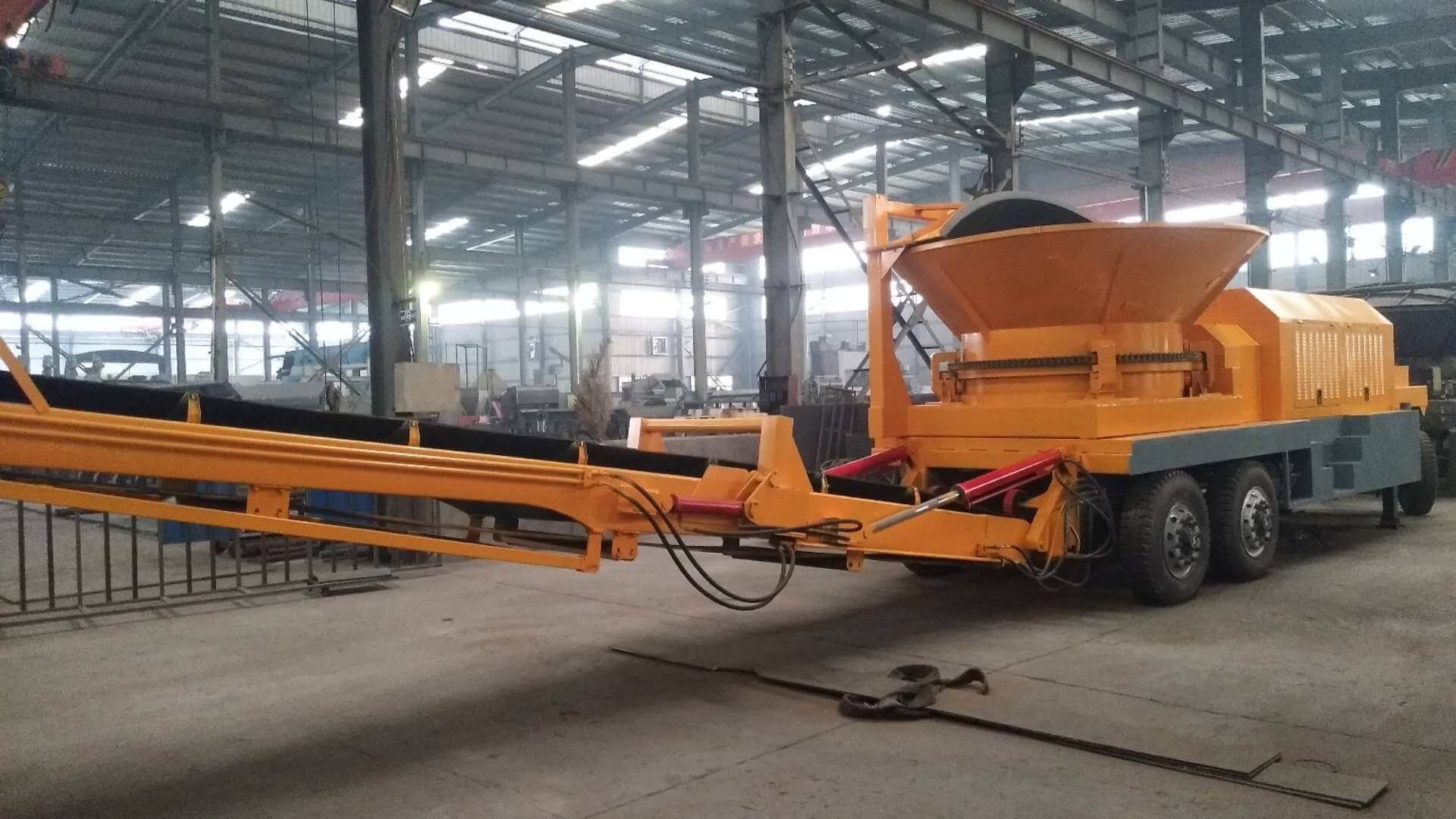 30TPH Tree Root Stump Wood Crusher Machine 960t/Min